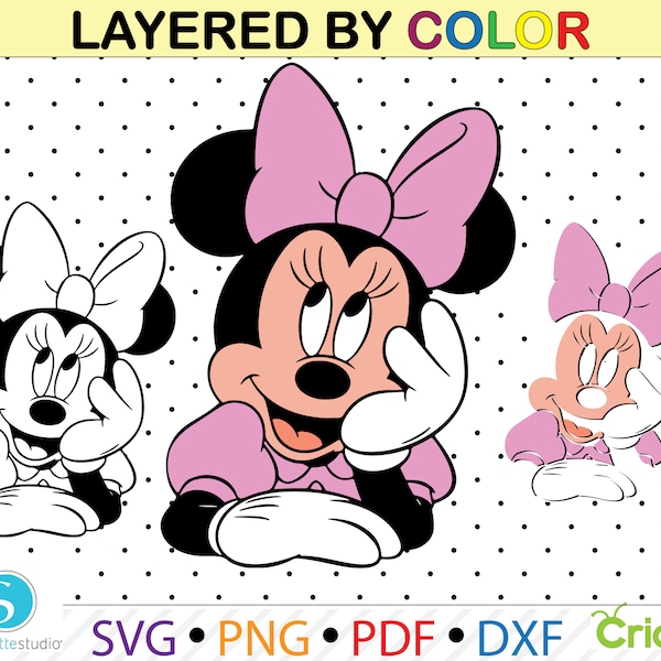Minnie Mouse Pdf Svg Png - Etsy