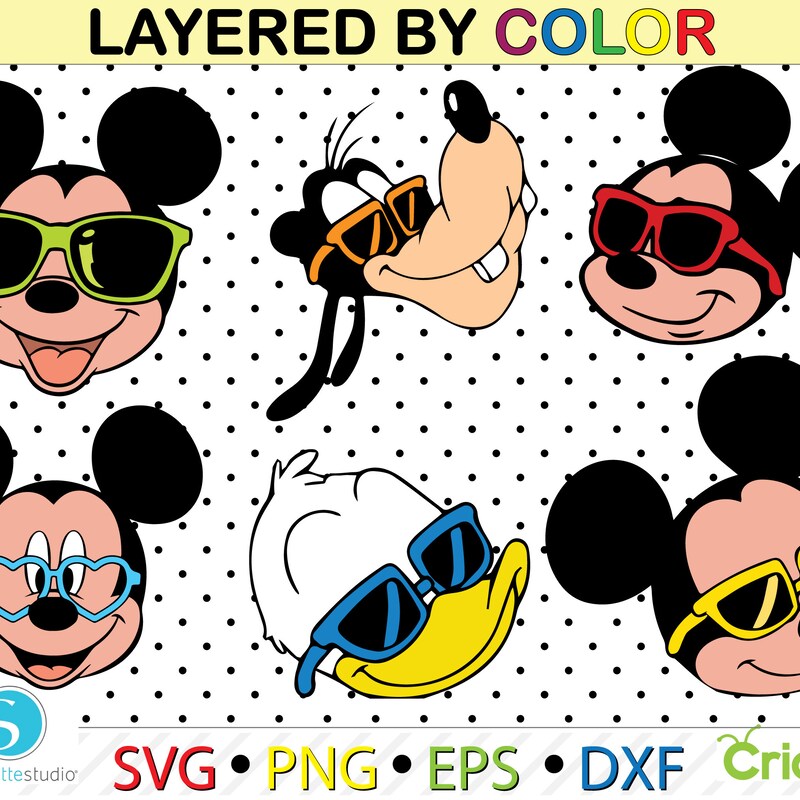 Minnie Sunglasses Clipart - Etsy