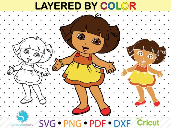 Dora The Explorer Face Clipart