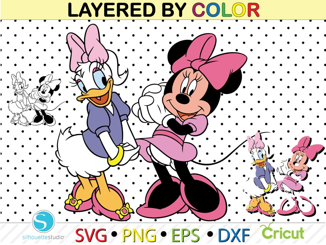 Minnie Mouse Svg,cutting File,daisy Duck Svg, Minnie Laugh Svg,svg ...