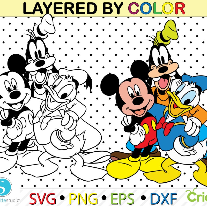 Mickey Svg - Etsy
