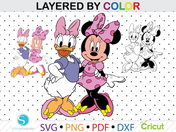 Minnie mouse y Daisy Duck svg Minnie mouse y Daisy Duck - Etsy España