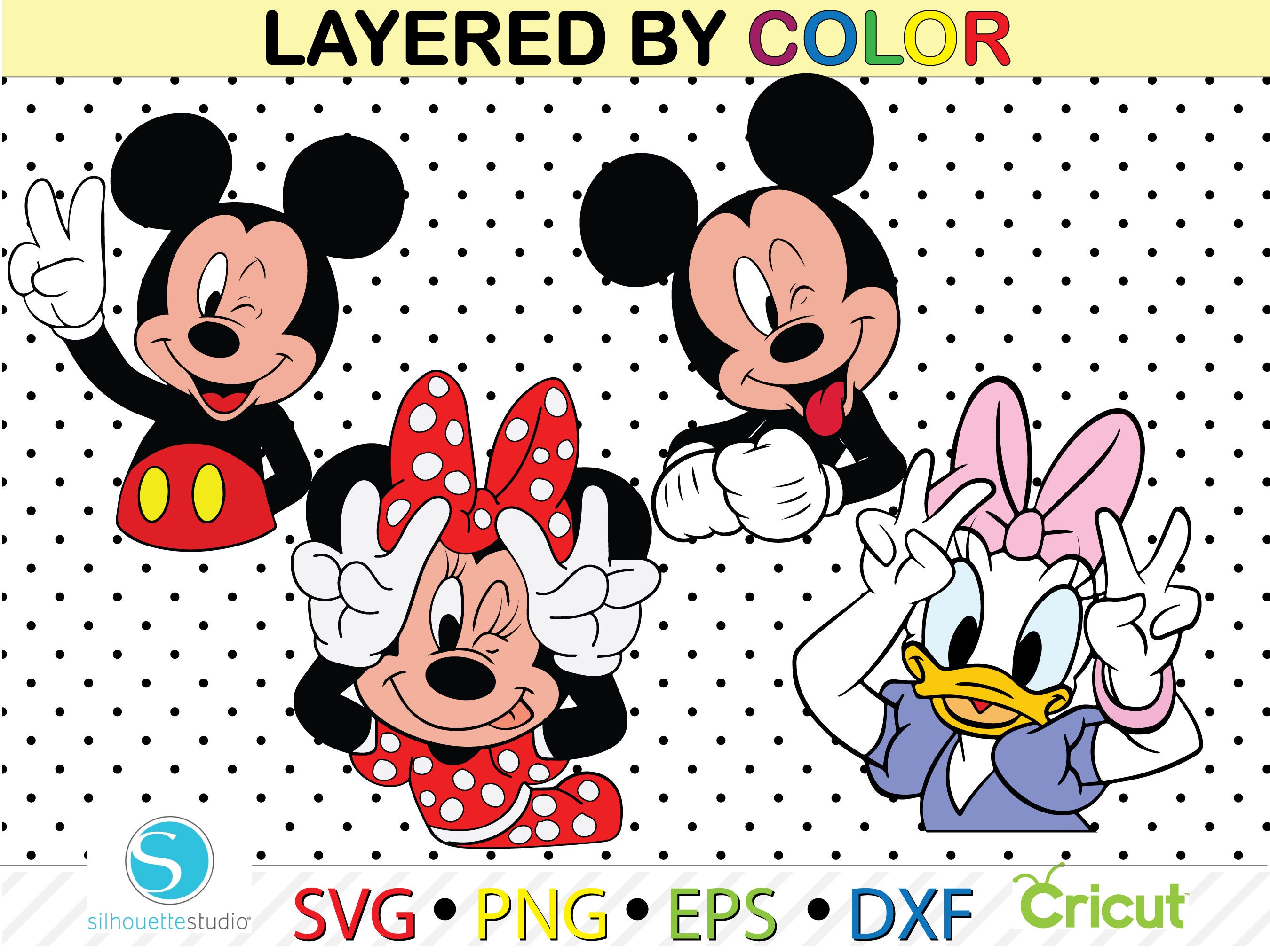 Mickey Mouse Wink Svg Instant Download Mickey Eps Svg Png - Etsy Canada