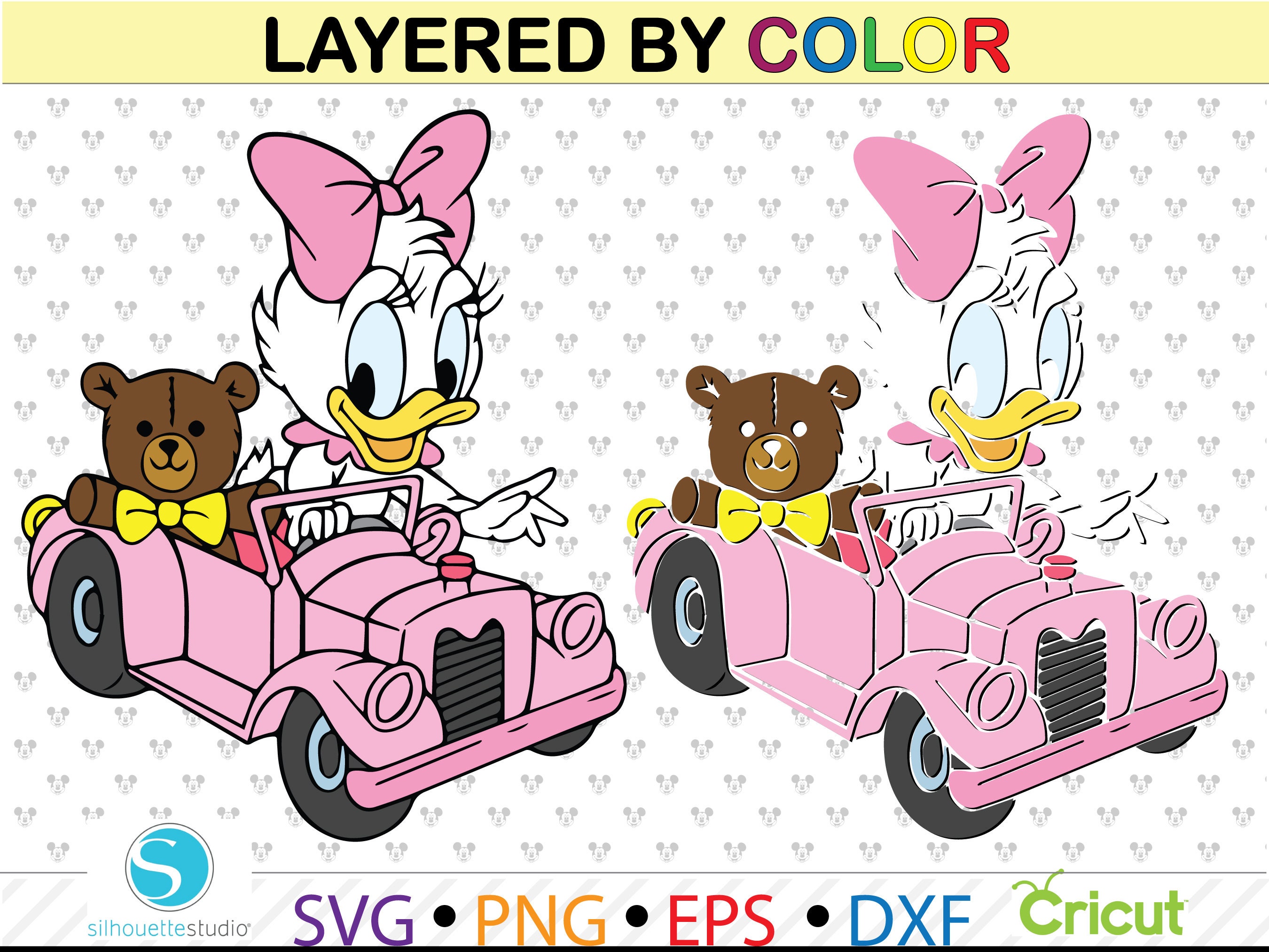 Baby Daisy Duck Svg Daisy Duck Clipart Png Eps Svg Dxf Svg - Etsy