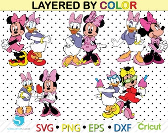 Mickey Mouse Digital Paper Minnie Mouse Seamless Pattern - Etsy