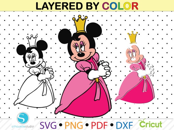 Queen Minnie Mouse Svgqueen Minnie Mouse Clipart Png | Etsy