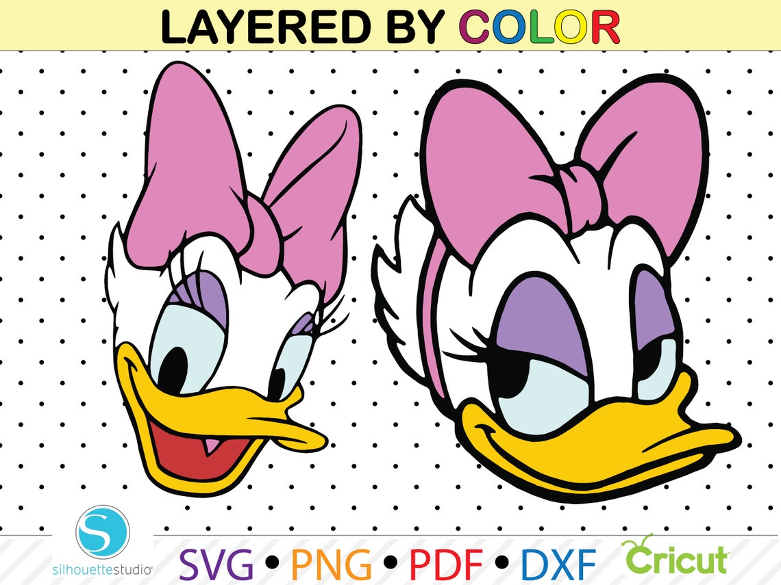 Daisy Duck Svg Daisy Duck Bundle Svg Daisy Duck Clipart Png - Etsy