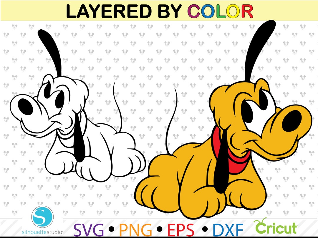 Baby Pluto Svg, Pluto Clipart Png Eps Dxf Svg, Pluto Mickey Friends Svg ...