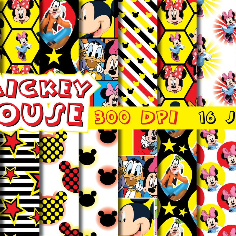 Mickey Mouse Digital - Etsy