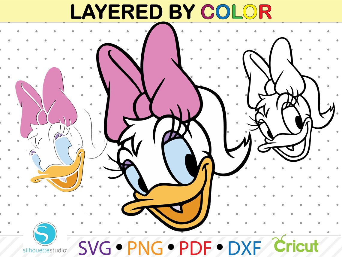 Daisy Duck SVG Daisy Duck Png Clipart Daisy Duck for Cricut - Etsy
