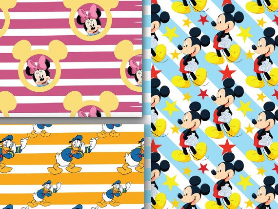 Mickey Pattern Wallpaper