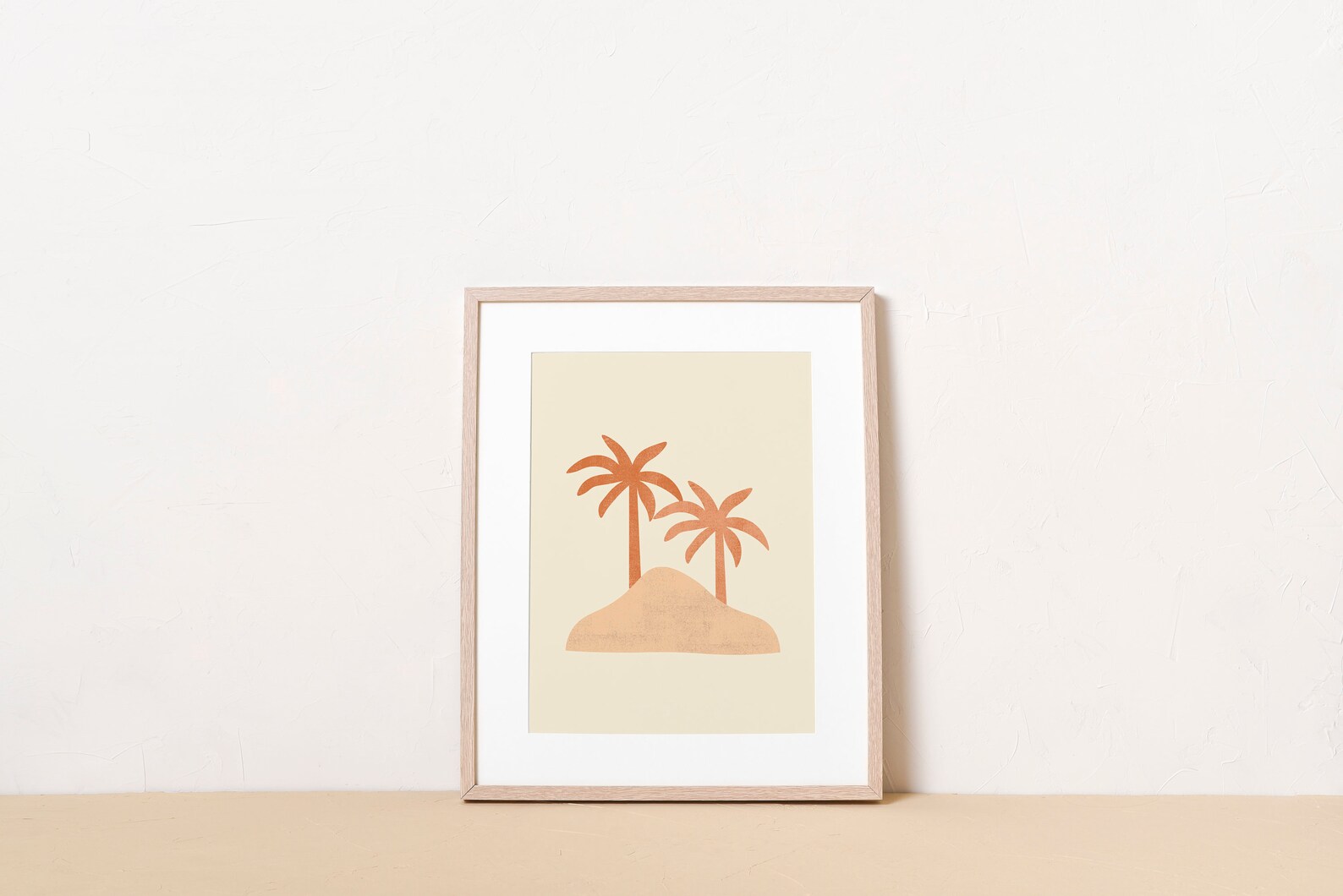 Boho Palms Art Print Minimalist Beach Palm Trees Print - Etsy
