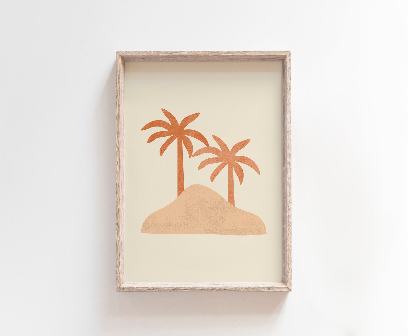 Boho Palms Art Print Minimalist Beach Palm Trees Print - Etsy