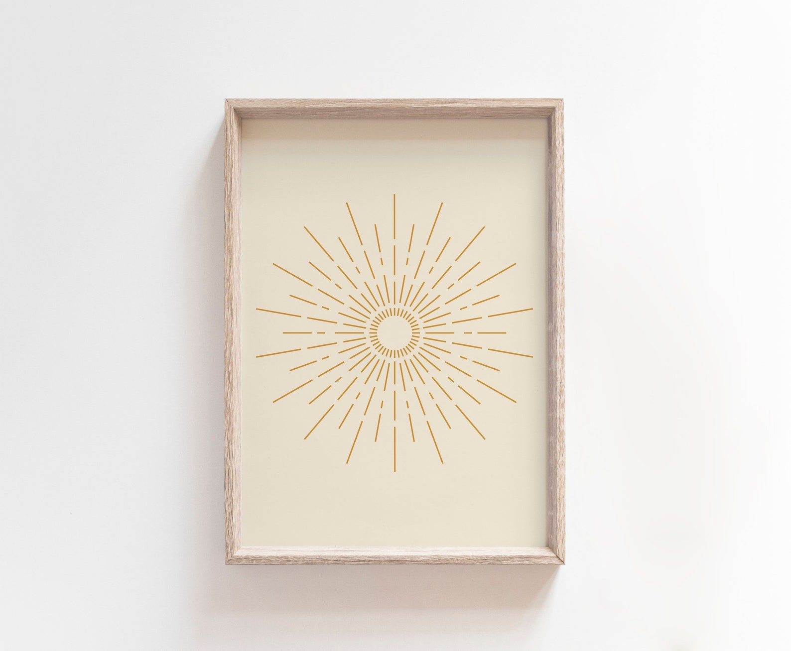 Abstract Sunburst Art Print Abstract Terra Sunburst Wall Art - Etsy