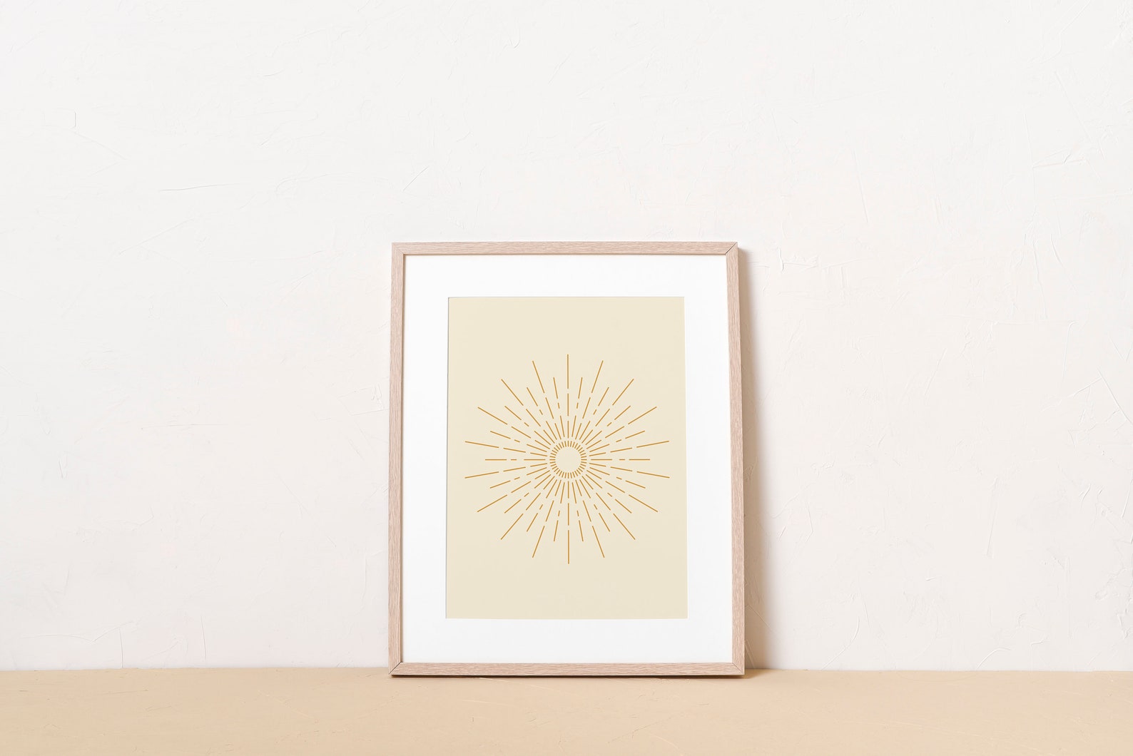 Abstract Sunburst Art Print Abstract Terra Sunburst Wall Art - Etsy