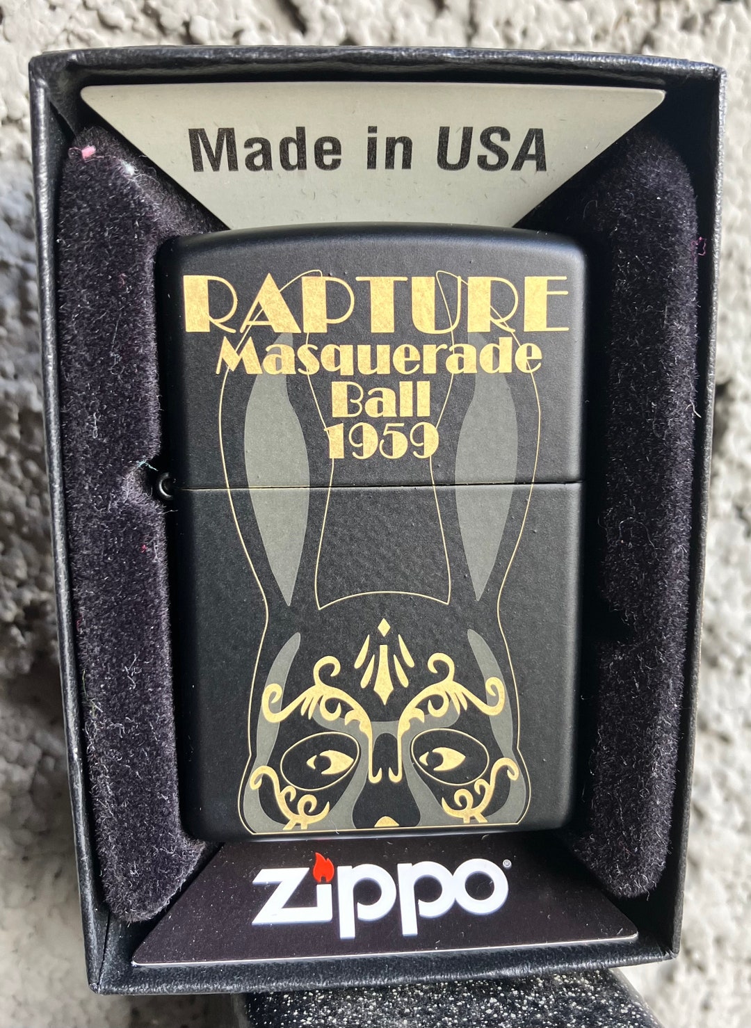 Bioshock Masquerade Zippo - Etsy