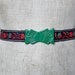Unique Model - 1930s 1940s Style Belt, French Made - Green Galalith ...