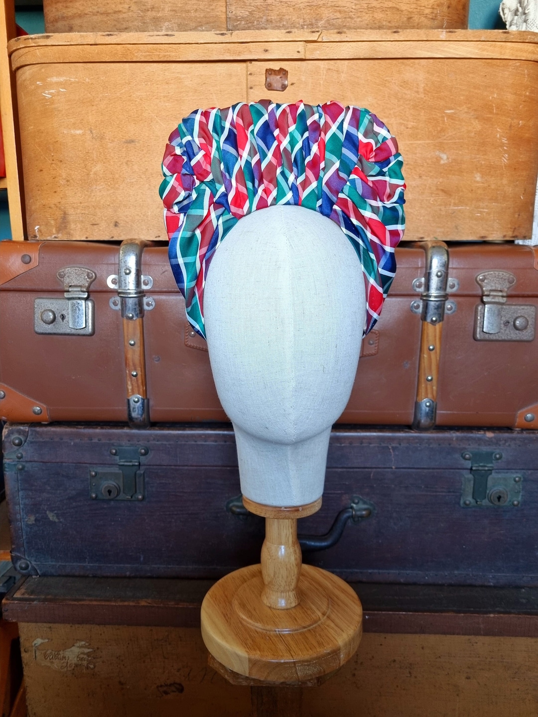 ERNEST - 1940s Style Turban Period Restriction Textile, French Made ...