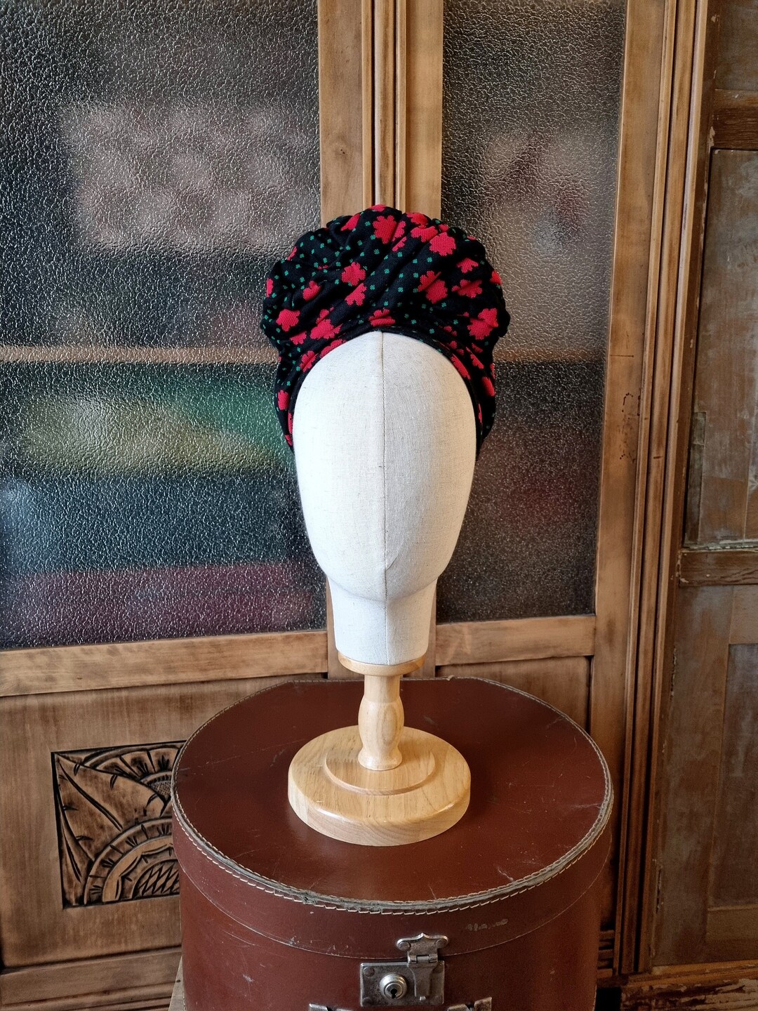 FERNAND 1940s Style Turban Textile Restriction Period, French Made ...