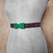 Unique Model - 1930s 1940s Style Belt, French Made - Green Galalith ...