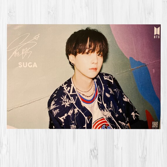 BTS Suga Poster YG03 Min Yoongi Posters Min Yoongi Room Wall | Etsy
