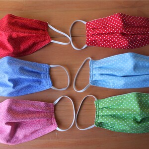 Face Mask With Adjustable Ear Loops - Etsy