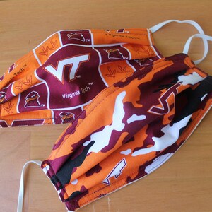 Virginia Tech Face Mask - Etsy