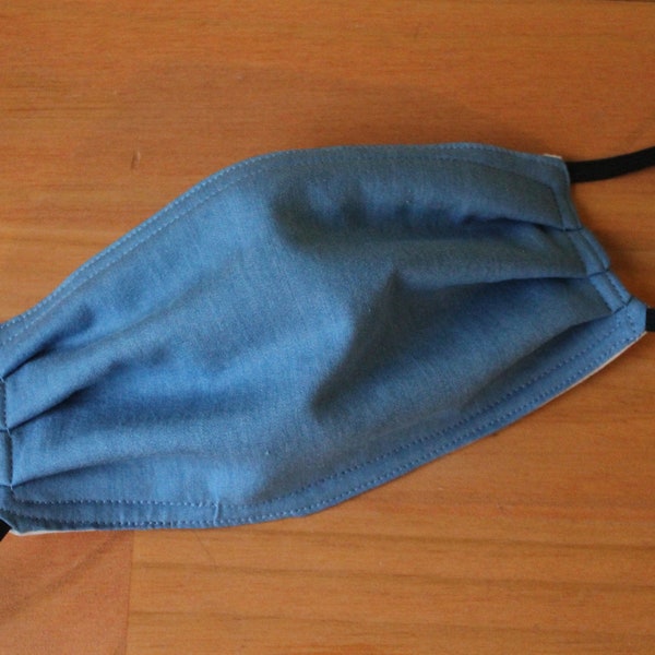 Denim Face Mask - Etsy