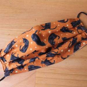 Fall Cat Face Mask - Etsy