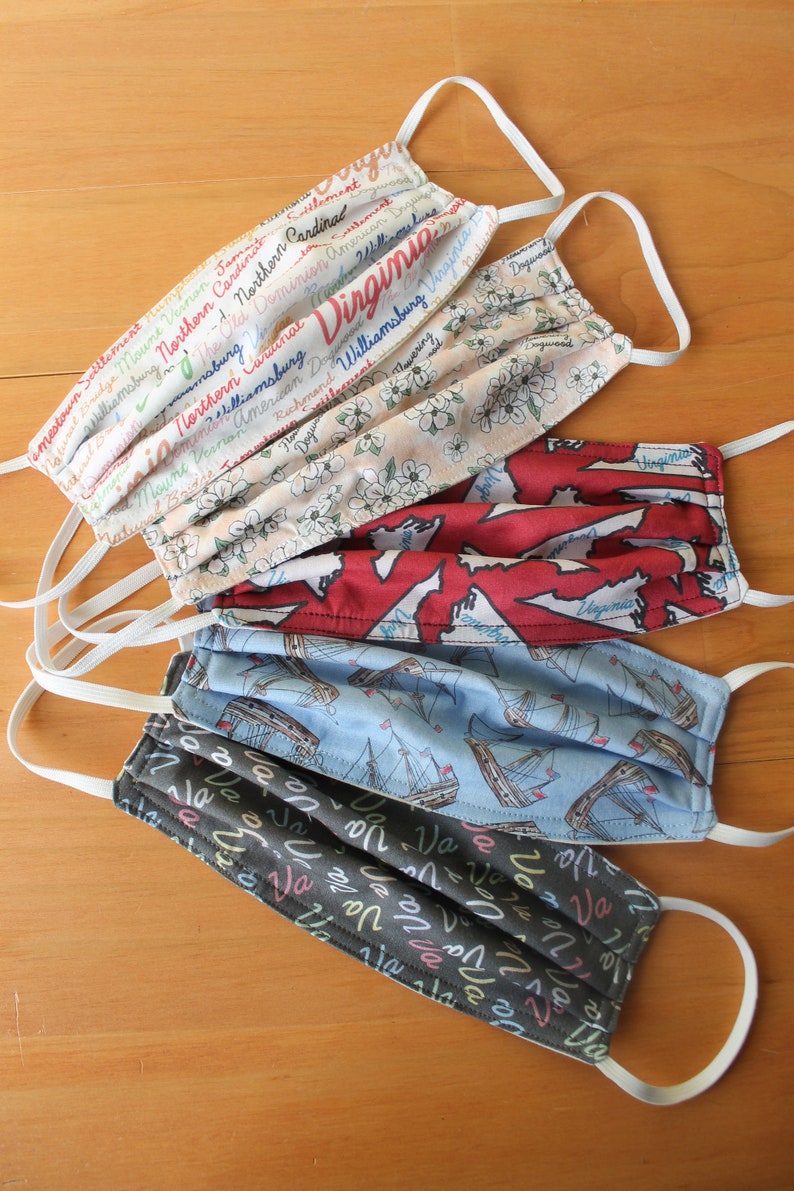 Virginia State Pride Face Masks - Etsy
