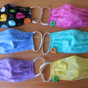 Face Mask With Adjustable Ear Loops - Etsy