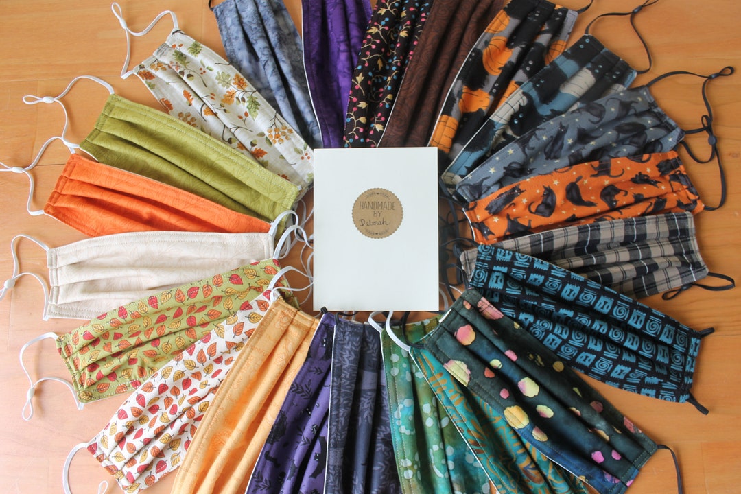 Fall Face Masks With Adjustable Elastic - Etsy