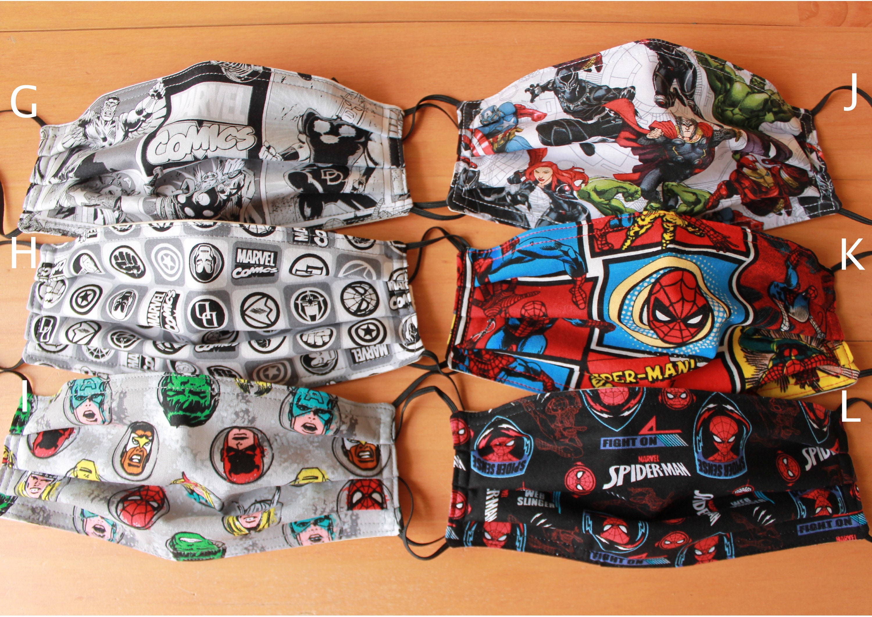 Superhero Face Mask | Etsy