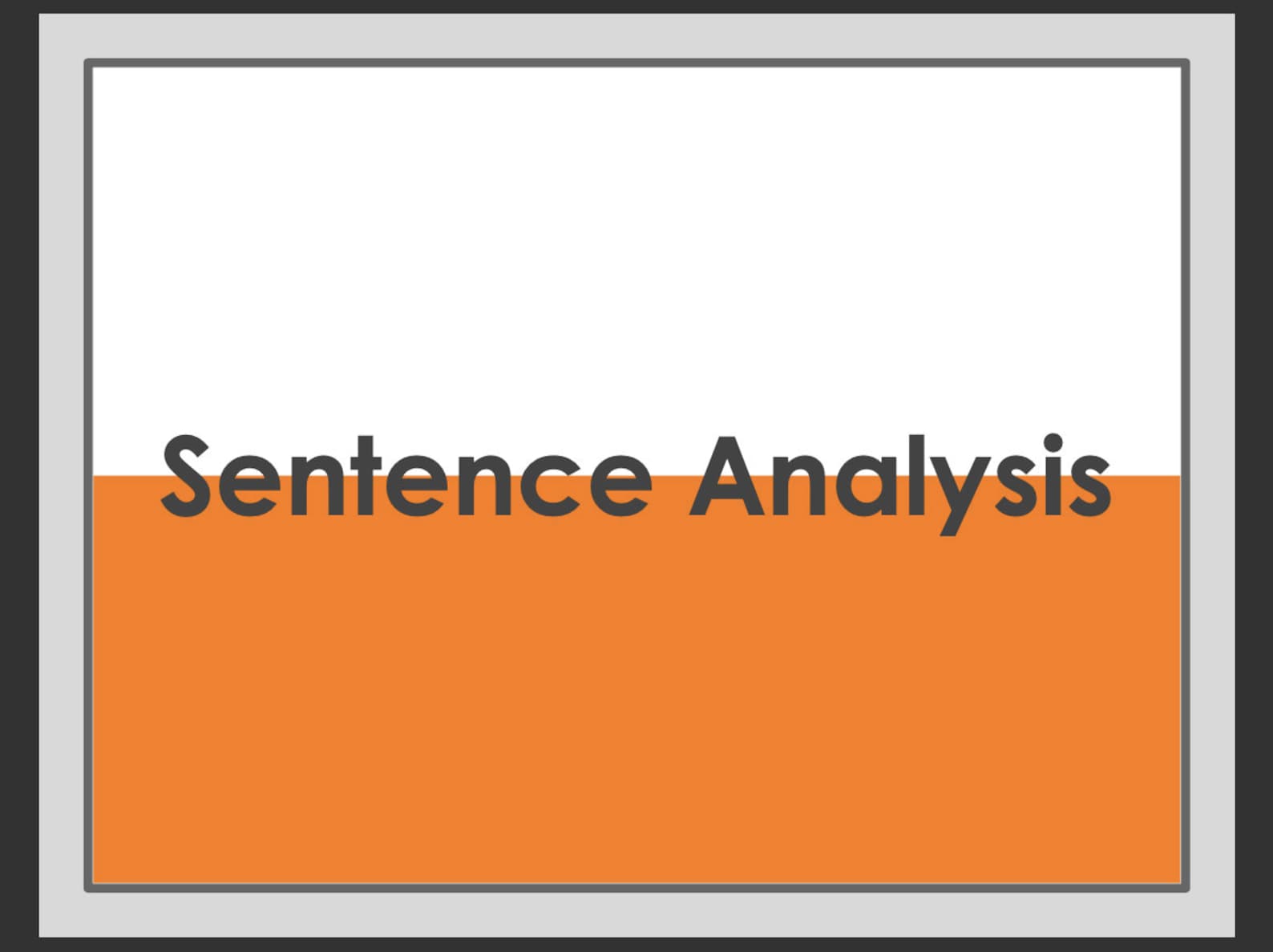 Montessori Sentence Analysis Charts and Cutouts Printables - Etsy