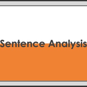 Montessori Sentence Analysis Charts and Cutouts Printables - Etsy