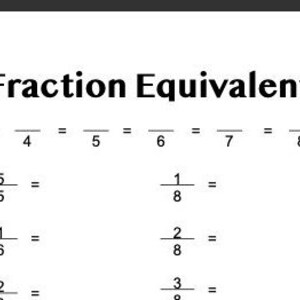 Printable Montessori Elementary Fraction Practice - Etsy