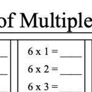 Montessori Math Printables - Multiplication Charts + 5 FREE ...
