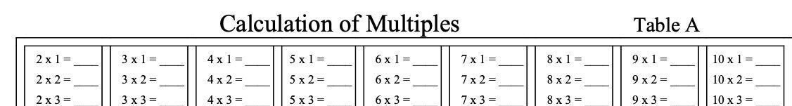 Montessori Math Printables - Multiplication Charts + 5 FREE ...
