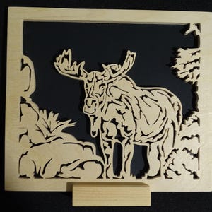 Scroll Saw Moose - Etsy