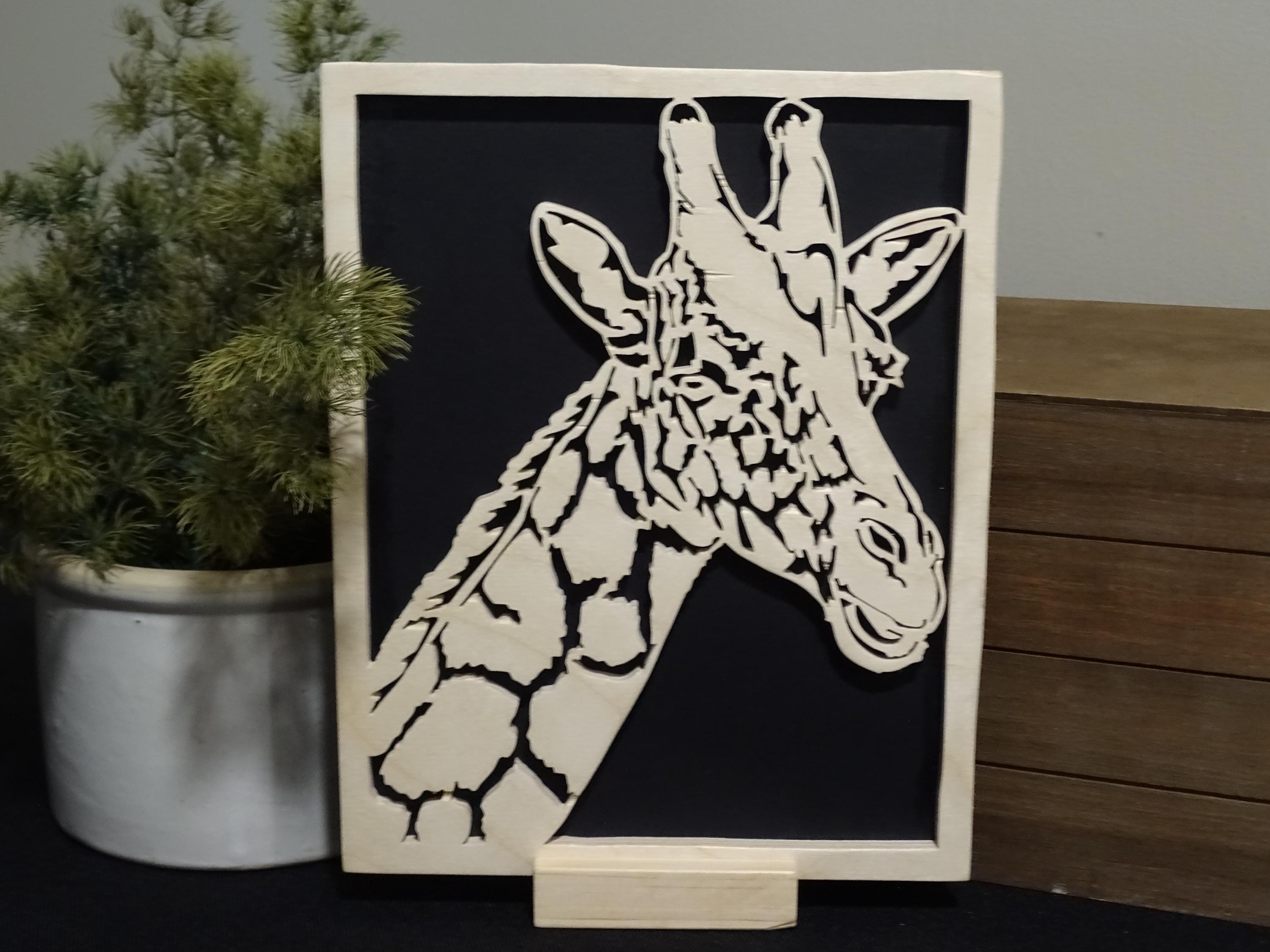 Scroll Saw Giraffe Head - Etsy