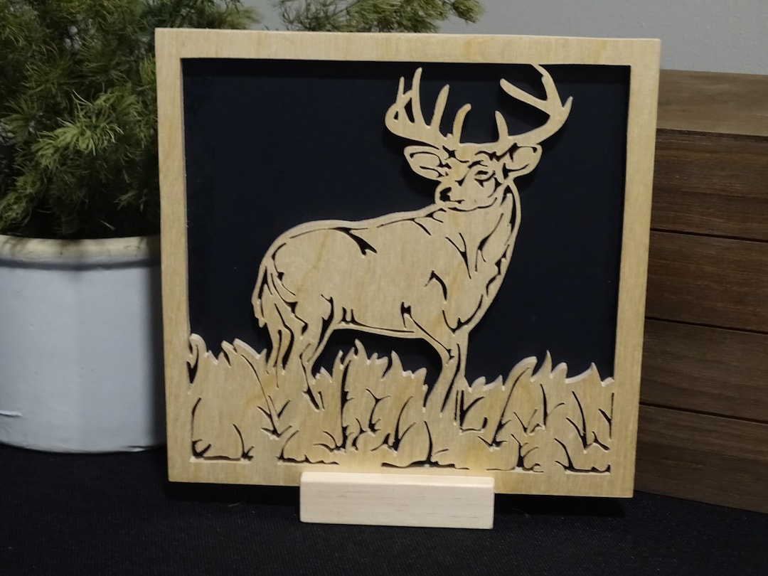 Scroll Saw Whitetail Deer - Etsy