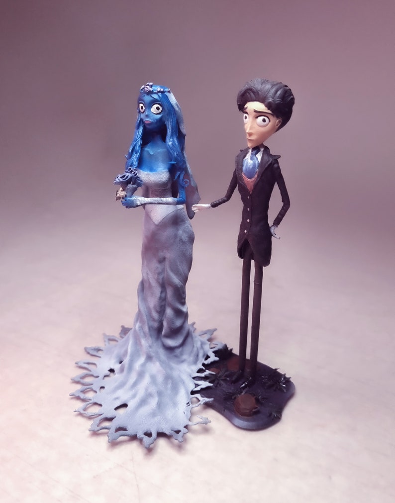 Victor and Emily the Corpse Bride Figure Goth Tim Burton - Etsy