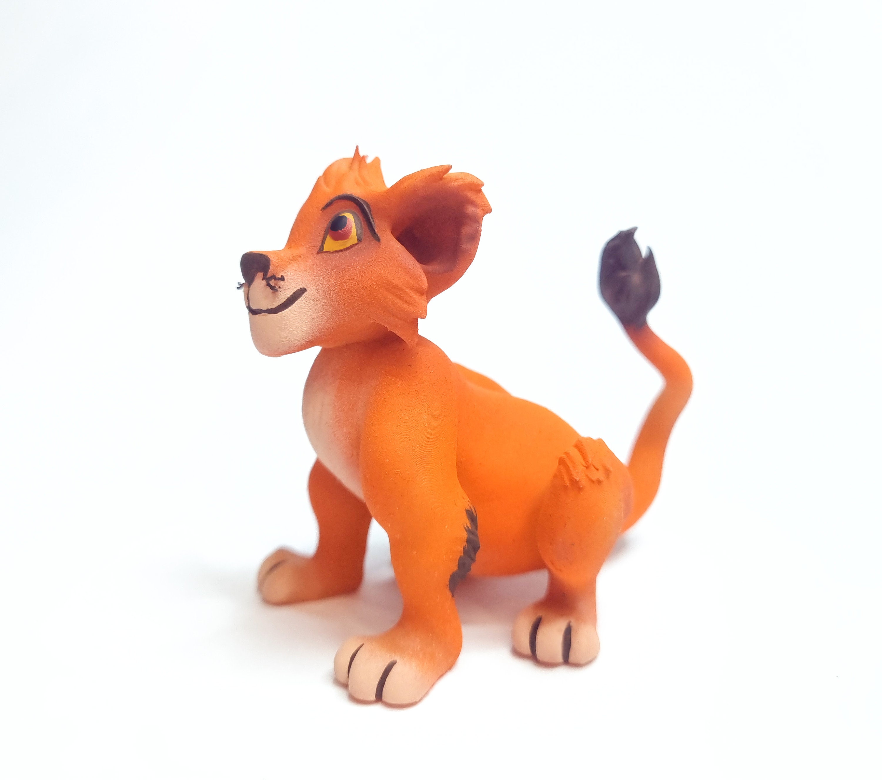 Nuka Cub Figurine Vitani Kovu Animal Art Figure Miniature Disney Simba ...