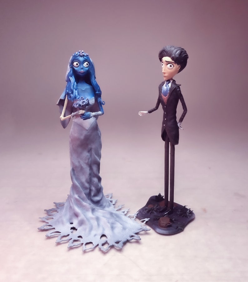 Victor and Emily the Corpse Bride Figure Goth Tim Burton - Etsy