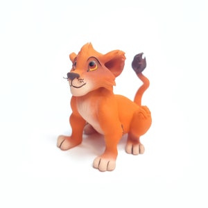 Nuka Cub Figurine Vitani Kovu Animal Art Figure Miniature Disney Simba ...