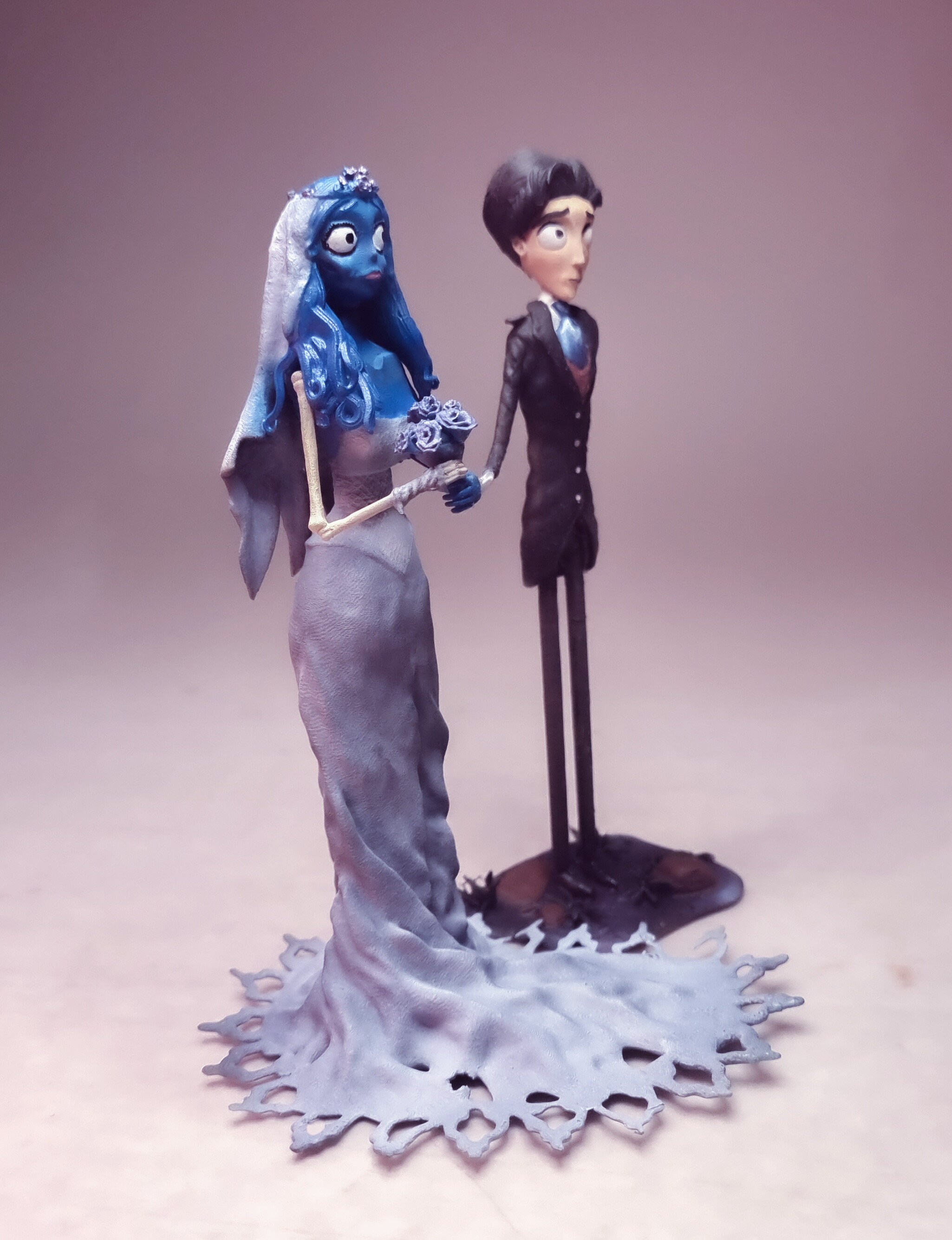 Victor and Emily the Corpse Bride Figure Goth Tim Burton - Etsy