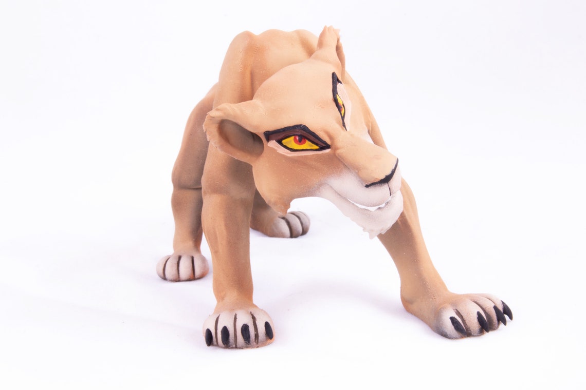 Zira Adult Lion King Furry Kiara Animal Art Figure Miniature - Etsy
