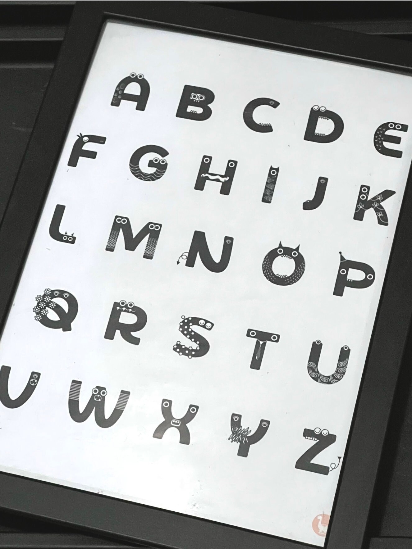 PRINTABLE Monster Alphabet | Digital Nursery Print | Kids ABC Wall ...