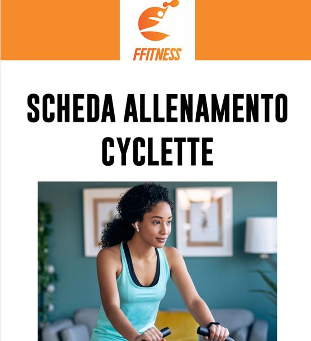 Home Workout Plan With Exercise Bike - Etsy