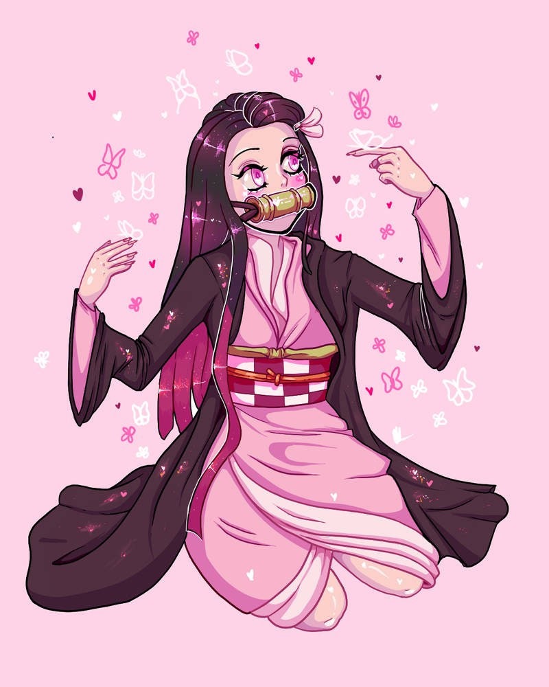 Nezuko A4 Art Print - Etsy